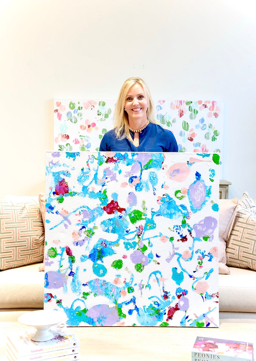 hopeful 36x36" – Ellen Schuster Art